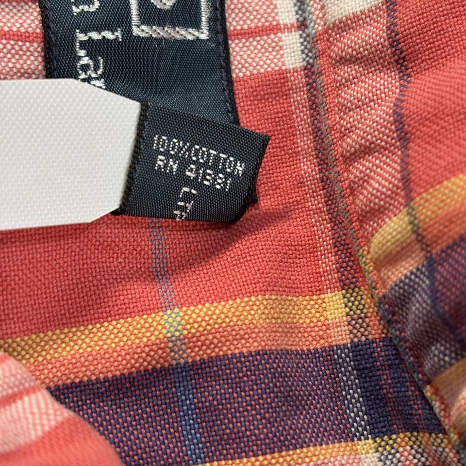Polo Ralph Lauren Shirt Mens Large Red Plaid Button Down Long Sleeve ...