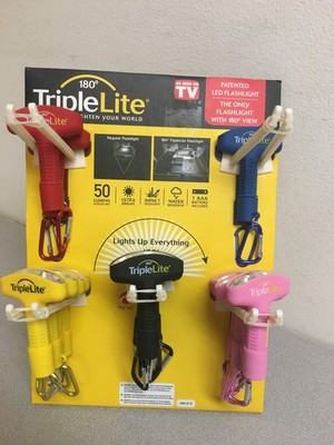 TripleLite 50 lm Assorted LED Flashlight With Key Ring AAA Battery | eBay