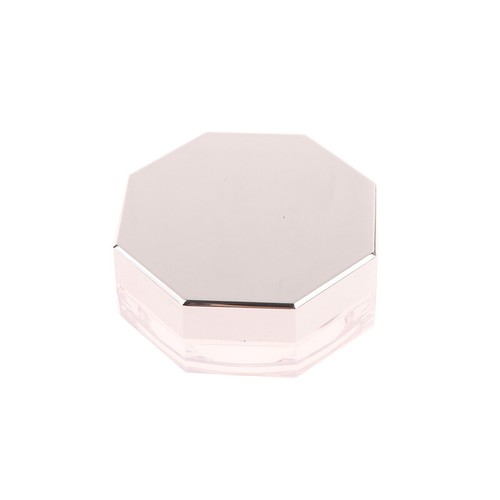 Octagonal Loose Powder Compact Container Empty Portable Plastic DIY ...