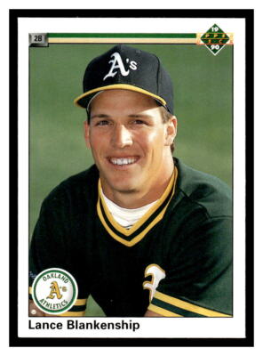 1990 Upper Deck #687 Lance Blankenship - Oakland Athletics | eBay