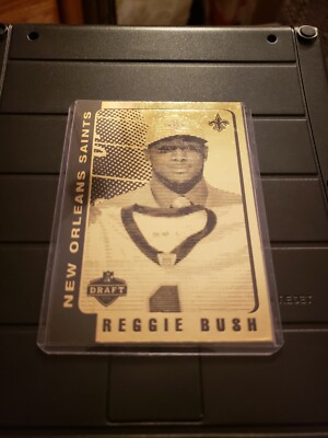 Reggie Bush Rookie Lmtd Edition Nfl Gold Draft Card | eBay