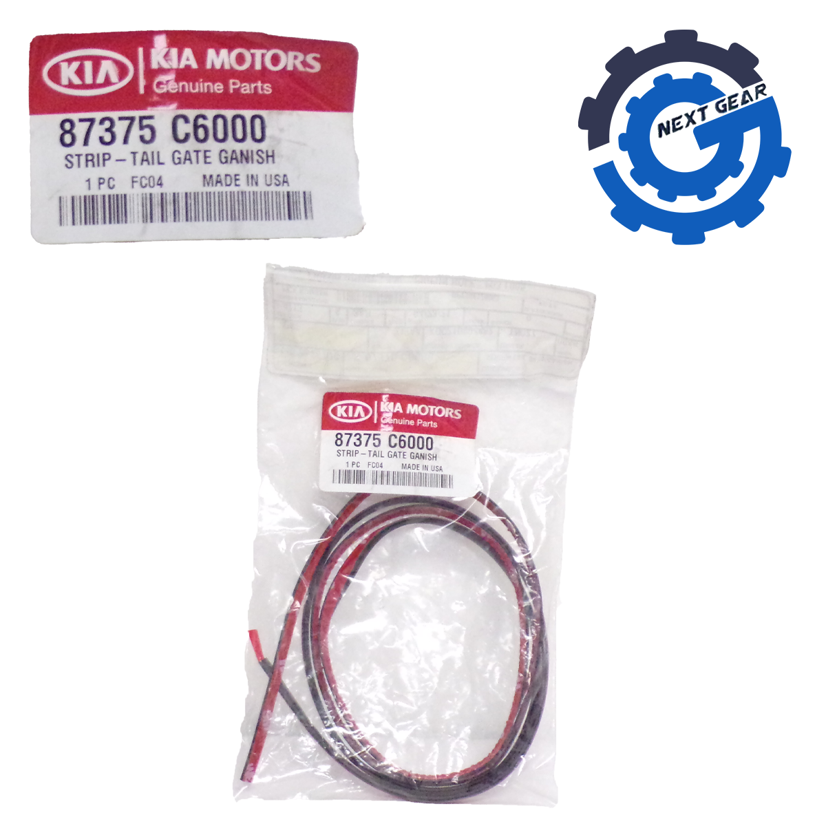 New OEM Kia Self Adhesive Tail-gate Trim Molding Seal 2016-20 Sorento ...