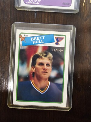 1988-89 O-Pee-Chee OPC RC #66 Brett Hull Rookie Card NR-MINT! St. Louis ...