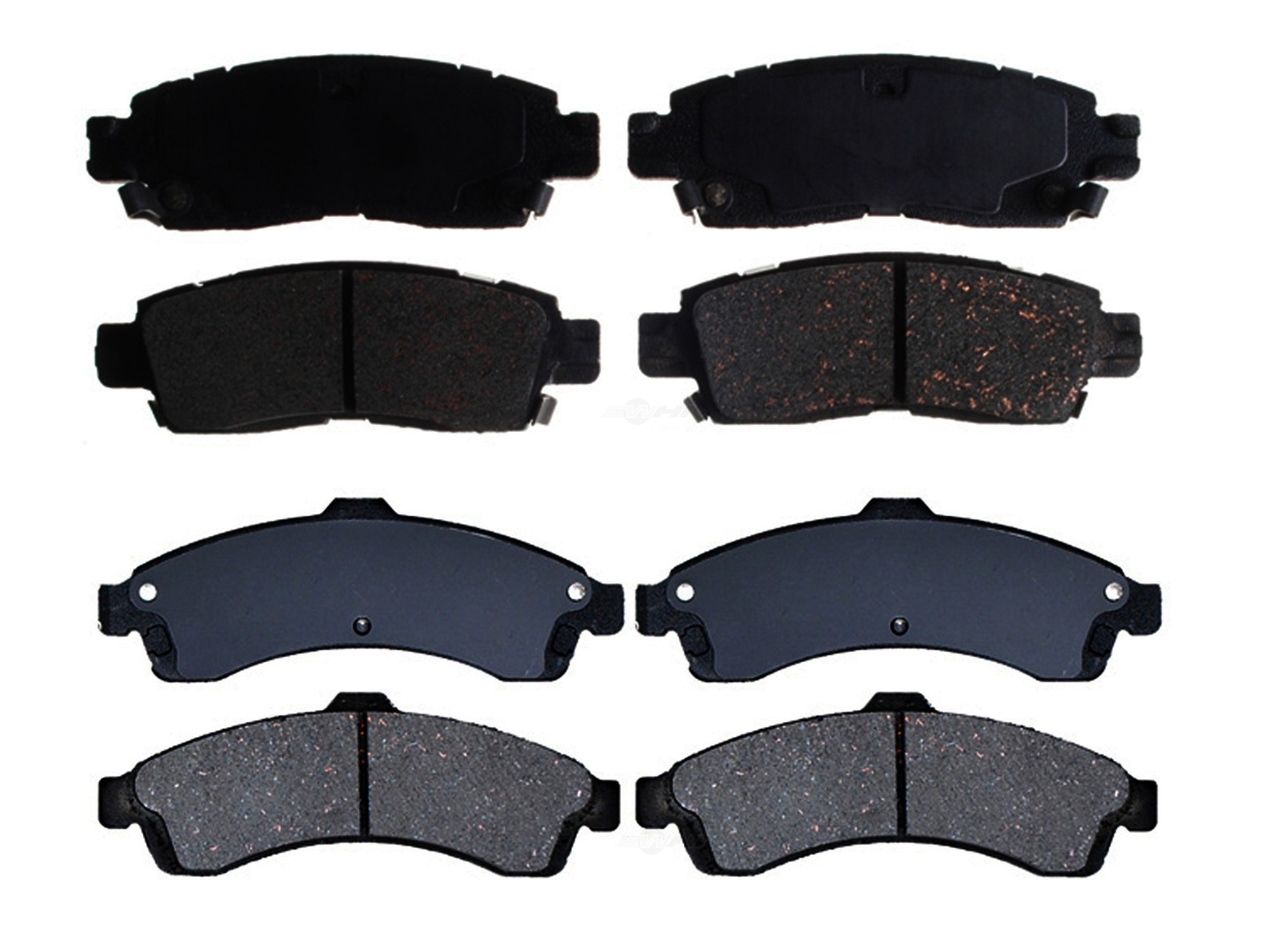 Front & Rear Ceramic Brake Pad Sets Kit ACDelco For Chevy SSR GMC Isuzu ...