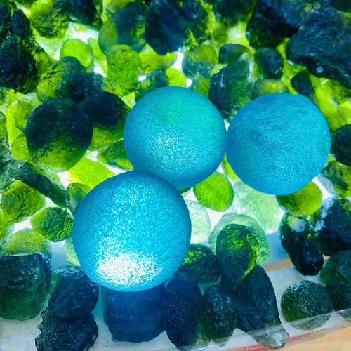Natural blue Moldavite crystal Baroque stone healing decoration 1pc | eBay