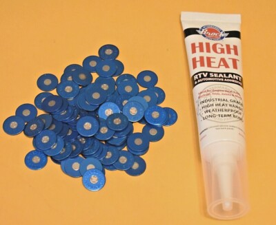 100 Marine Engine Motor Heat Tabs & Adhesive Pack Overheating Indicator ...