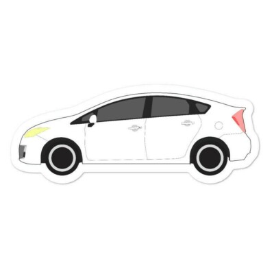 Toyota Prius Sticker Hybrid Electric Car Tesla Eco Environmental Zero ...