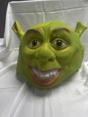 Masquerade Halloween Latex Creepy Shrek Mask Carnival party Cosplay ...