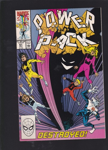 Power Pack #61 HTF 2nd To Last Issue! Red Ghost and his Super Apes! | eBay