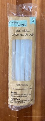 Crafter’s Square Glue Sticks 5 Pc 8” X 7/16” diameter (open package) | eBay