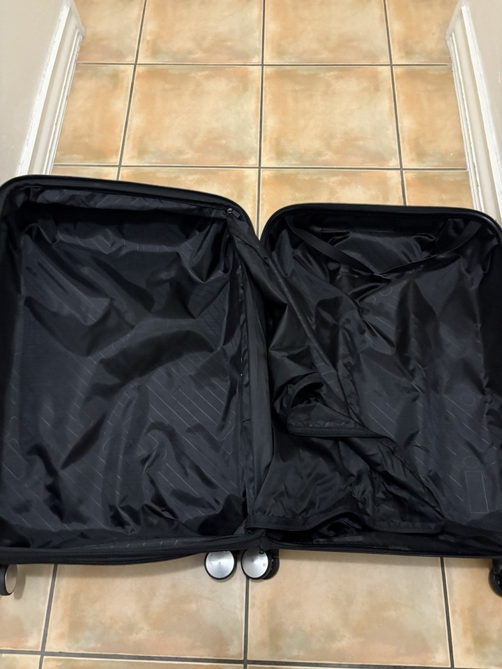 Large Black luggage- Travel Suitcase | eBay