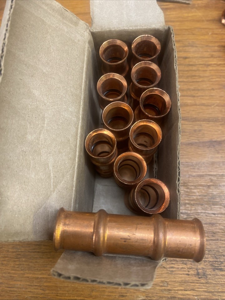 Lot Of 120: RLS ZoomLock Fittings. 1-1/8”, 7/8”, 3/4”, 5/8”, 1/2”, 3/8 ...