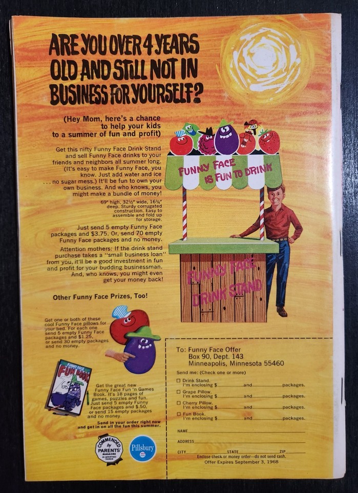 THE GOLDEN MAGAZINE FOR BOYS AND GIRLS #7 VINTAGE 1968 GOLDEN PRESS FN ...