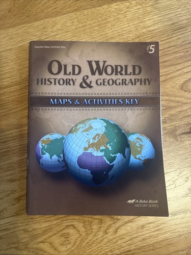 Abeka Old World History & Geography Maps & Activities Key | eBay