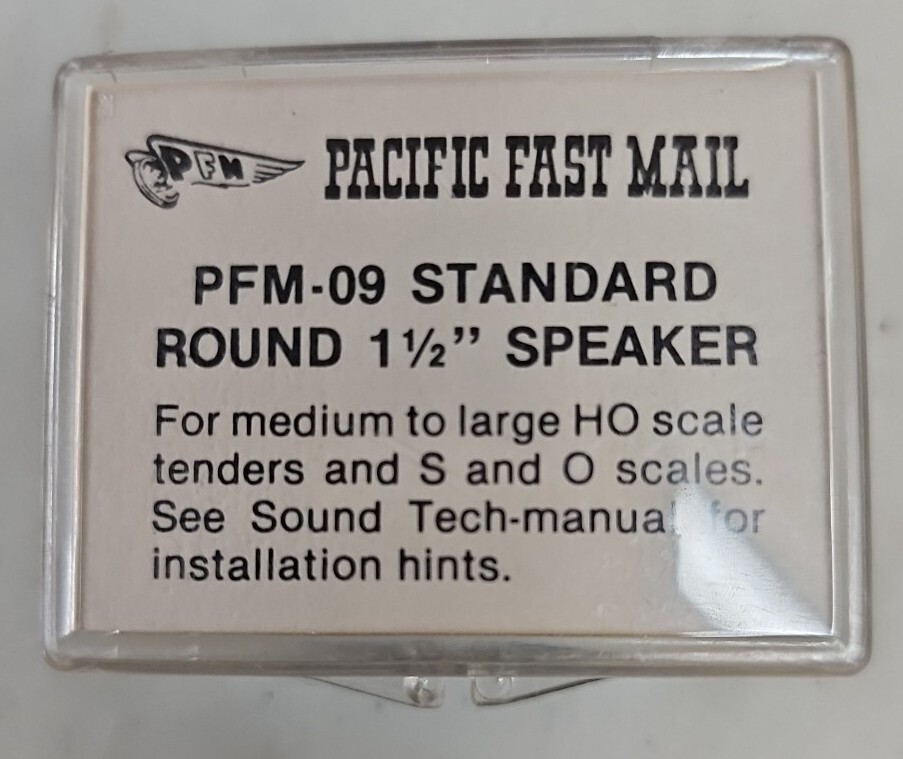 PFM Pacific Fast Mail Sound System Component PFM-09 Standard Round 1.5 ...