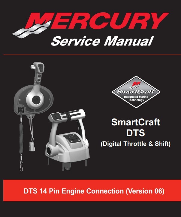MERCURY SmartCraft DTS Digital Throttle & Shift DTS 14 Pin service Manual | eBay