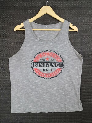 VTG Bintang tank top t-shirt Bali Beer pilsener faded XL fits large ...
