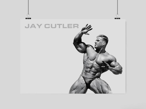 JAY CUTLER BODYBUILDING POSTER MR OLYMPIA WEIGHTLIFTING GYM PRINT A3 A4 ...