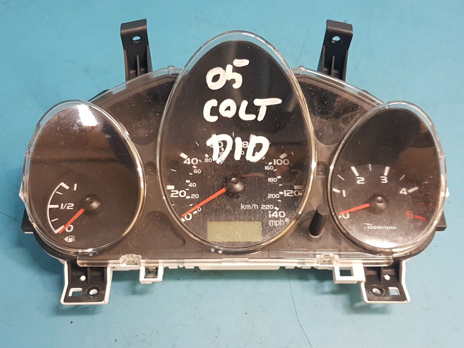 2007 MITSUBISHI COLT 1.5 LITRE DIESEL DI-D 3 DIAL SPEEDOMETER SPEEDO ...