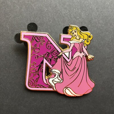 Framed Set - Disney Princess Letters - Letter N / Aurora Disney Pin ...