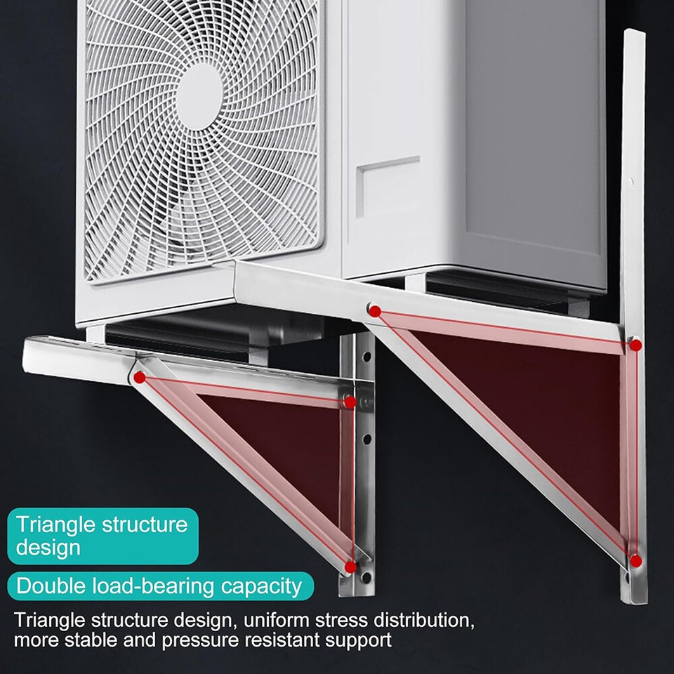 600LBS Steel Mini Split Wall Mount Bracket For Air Conditioner ...