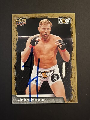 Jake Hager Signed AEW 2022 Upper Deck Trading Card IP AUTO | eBay