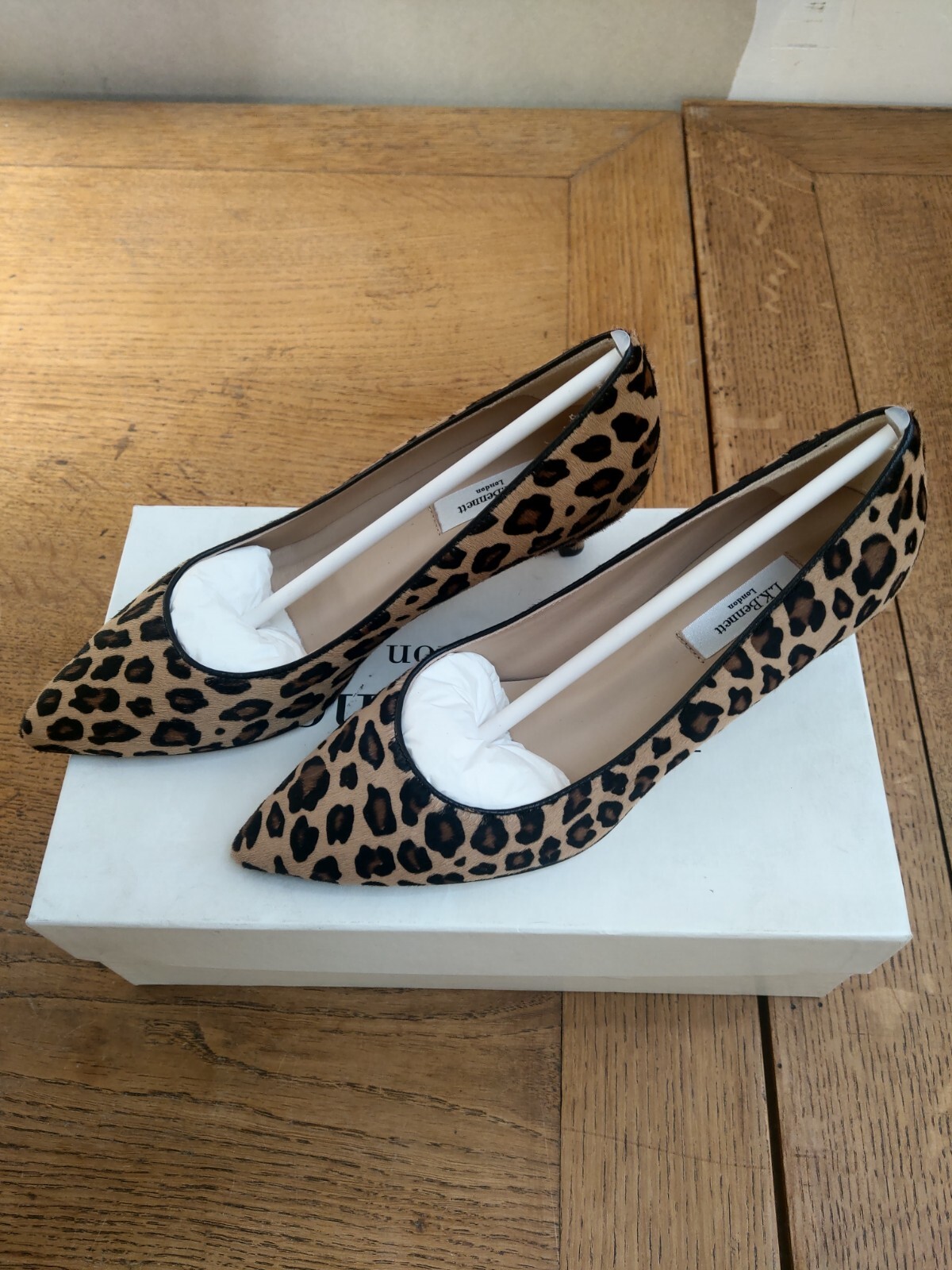 paire de chaussure femme escarpins talons L.K. bennett léopard taille ...