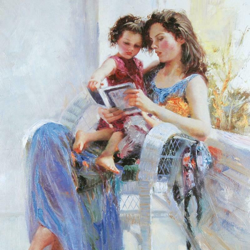 Pino Book of Poems Artist Embellished Canvas PP #'d HAND SIGNED COA | eBay