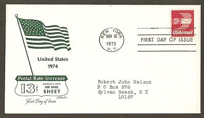 #C79 13c Winged Airmail Envelope - Artmaster FDC | eBay