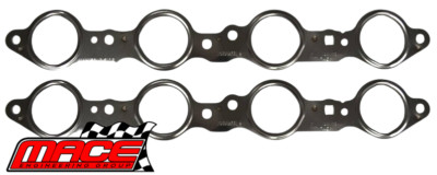 MACE MLS EXHAUST MANIFOLD GASKET SET FOR HSV GRANGE WM WN LS2 LS3 6.0 6 ...
