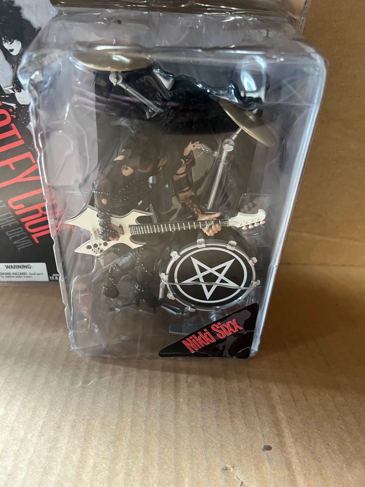 Motley Crue Nikki Sixx Shout at the Devil Mcfarlane Action Figure New ...