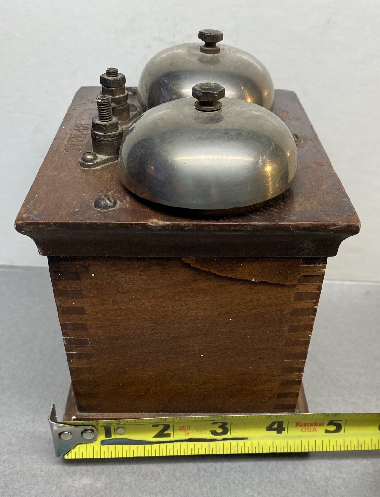 Antique Early Western Electric Oak Telephone Phone Ringer Box Type 48 ...