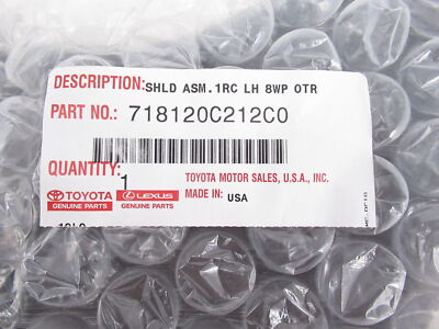 Genuine OEM Toyota 71812-0C212-C0 Driver Seat Recline Cover 2014-2020 ...