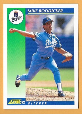MIKE BODDICKER KANSAS CITY ROYALS #102 - SCORE NM-MT 1992 | eBay