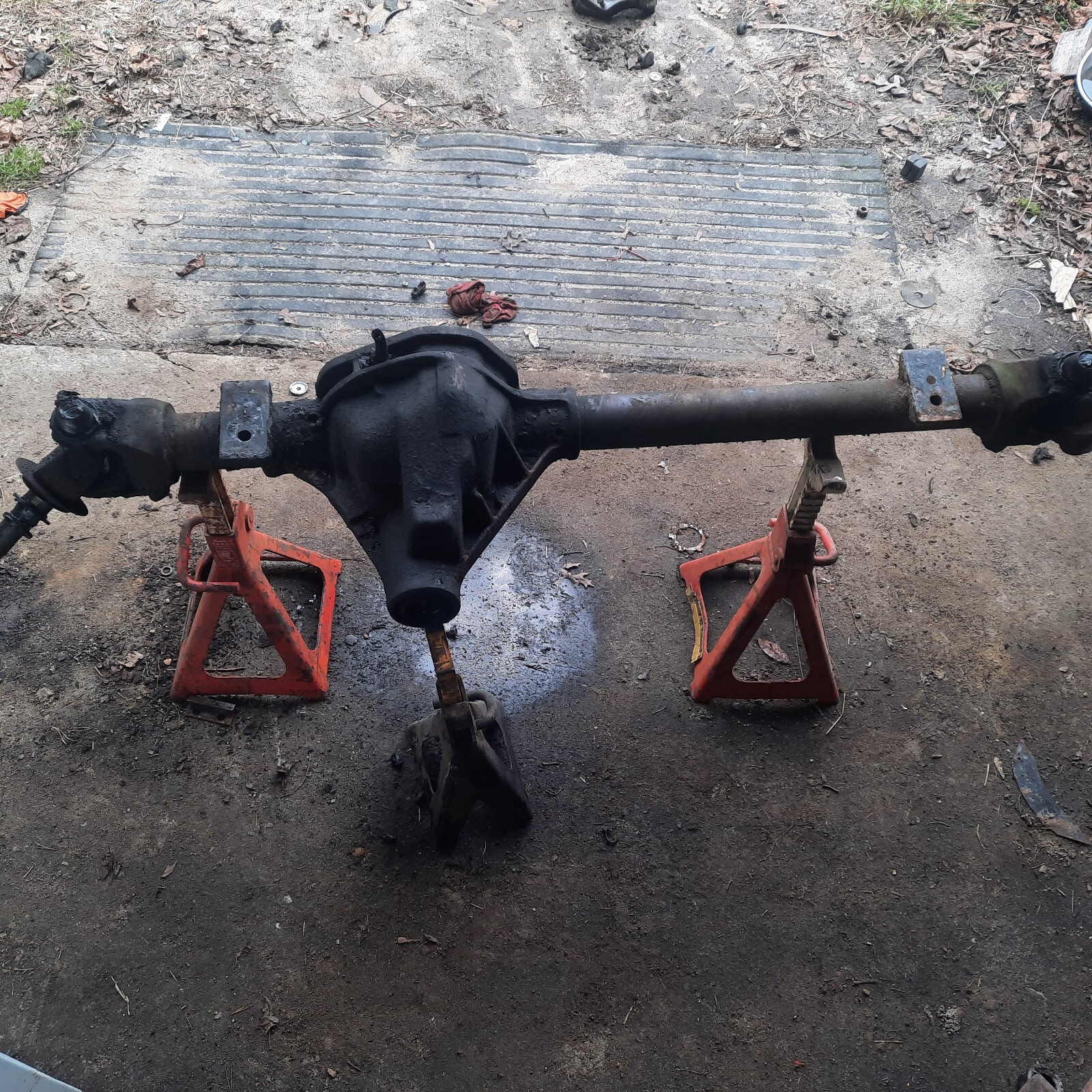 DANA 60 KING PIN HOUSING BARE LOW PINION DRIVER DROP Quigley VAN NO ...