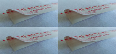 Red PLASTIGAGE .051 - .152mm (.002-.006 inch) - [Pack of 4] - SPR-1 | eBay