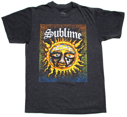Sublime Sun Logo T-Shirt Men's Size M Gray | eBay