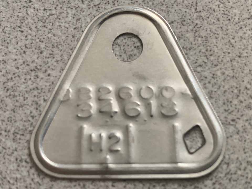 1963 3461S 1963 DATED CARTER AFB TAG CORVETTE CHEVY 327 300-340HP NEW ...