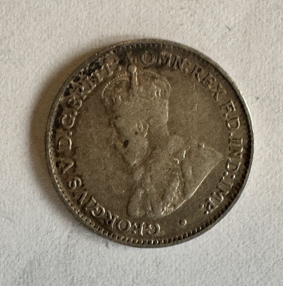 1926 Threepence Coin - Average Circulated - George V Silver Predecimal ...