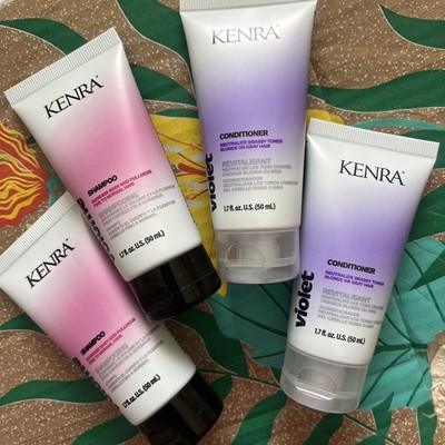 2 Sets Kenra Volume And Violet Shampoo & Conditioner 1.7 oz | eBay