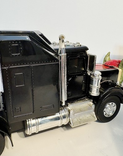 Large 23 3/4” Vintage Maximum Overdrive Semi Truck Black Big Rig Green ...