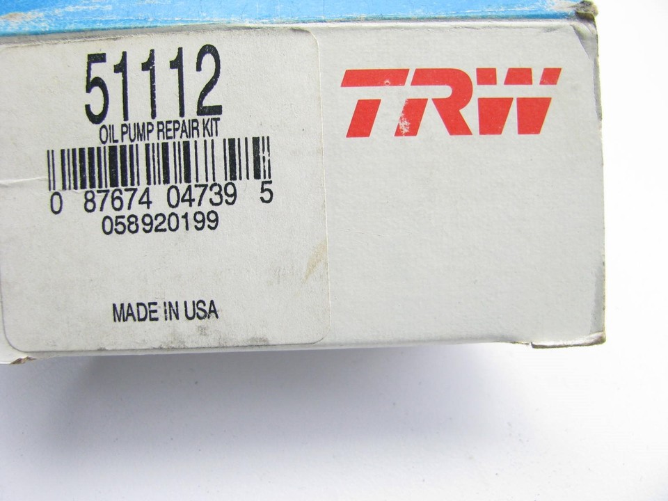 TRW 51112 Engine Oil Pump Repair Kit - HIGH VOLUME | eBay