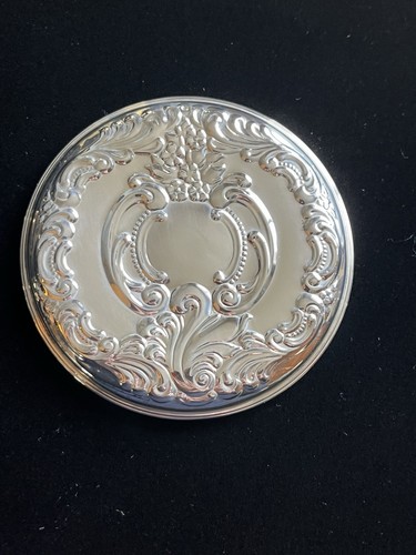 Vintage Wallace Sterling Silver Compact Mirror In Original Pouch ...