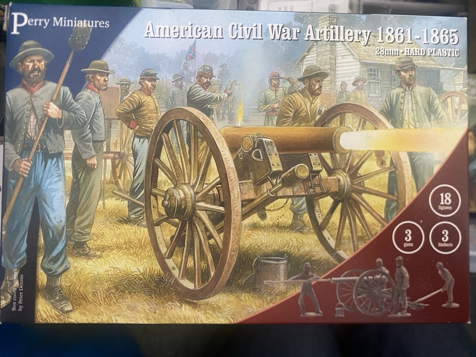 Perry Miniatures American Civil War Artillery 28mm Plastic Unpainted | eBay