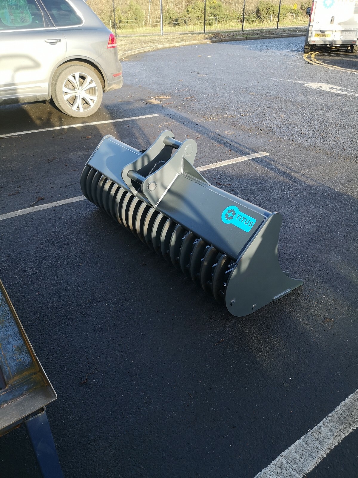6-8 Ton Excavator Riddle Rake Bucket Lawn Rake | eBay UK