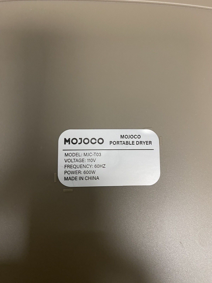 Mojoco Portable Clothes Dryer - for Apartment, RV, Travel- Small ...