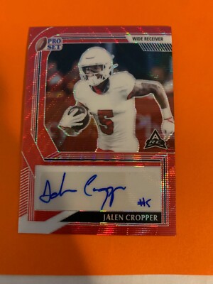 2022 LEAF PRO SET JALEN CROPPER 3/4 AUTOGRAPH ROOKIE | eBay
