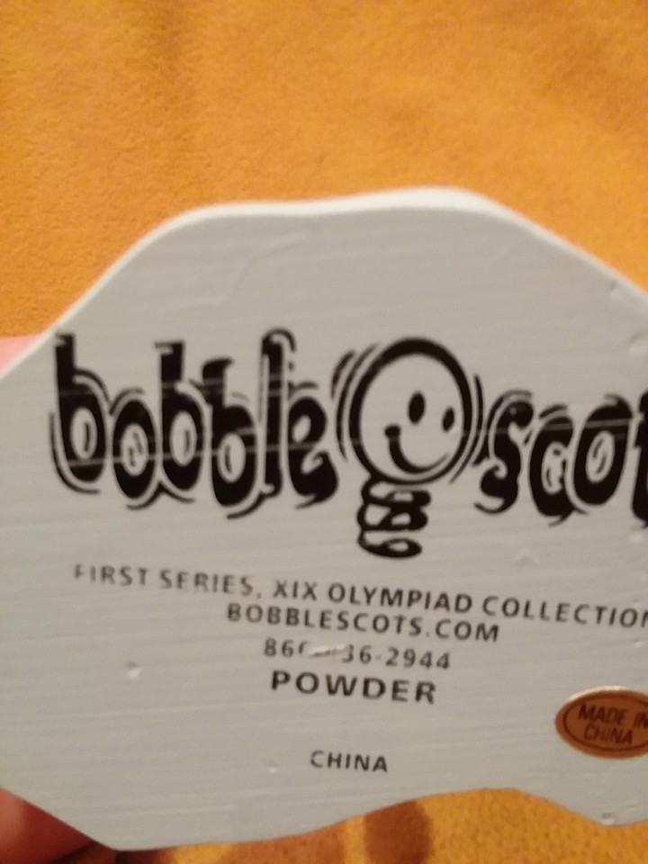 2002 Salt Lake Winter Olympic Mascots Bobblehead "POWDER" | eBay