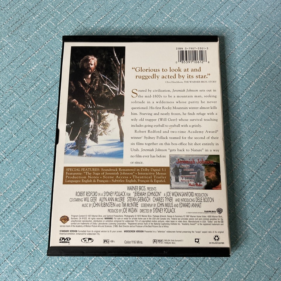 Jeremiah Johnson Robert Redford, Will Geer, Delle Bolton, Josh Albee ...