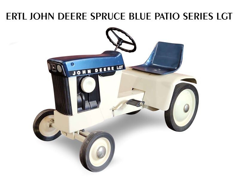ERTL John Deere Spruce Blue LGT Pedal Tractor Metal Sign: 12x16" & Free ...